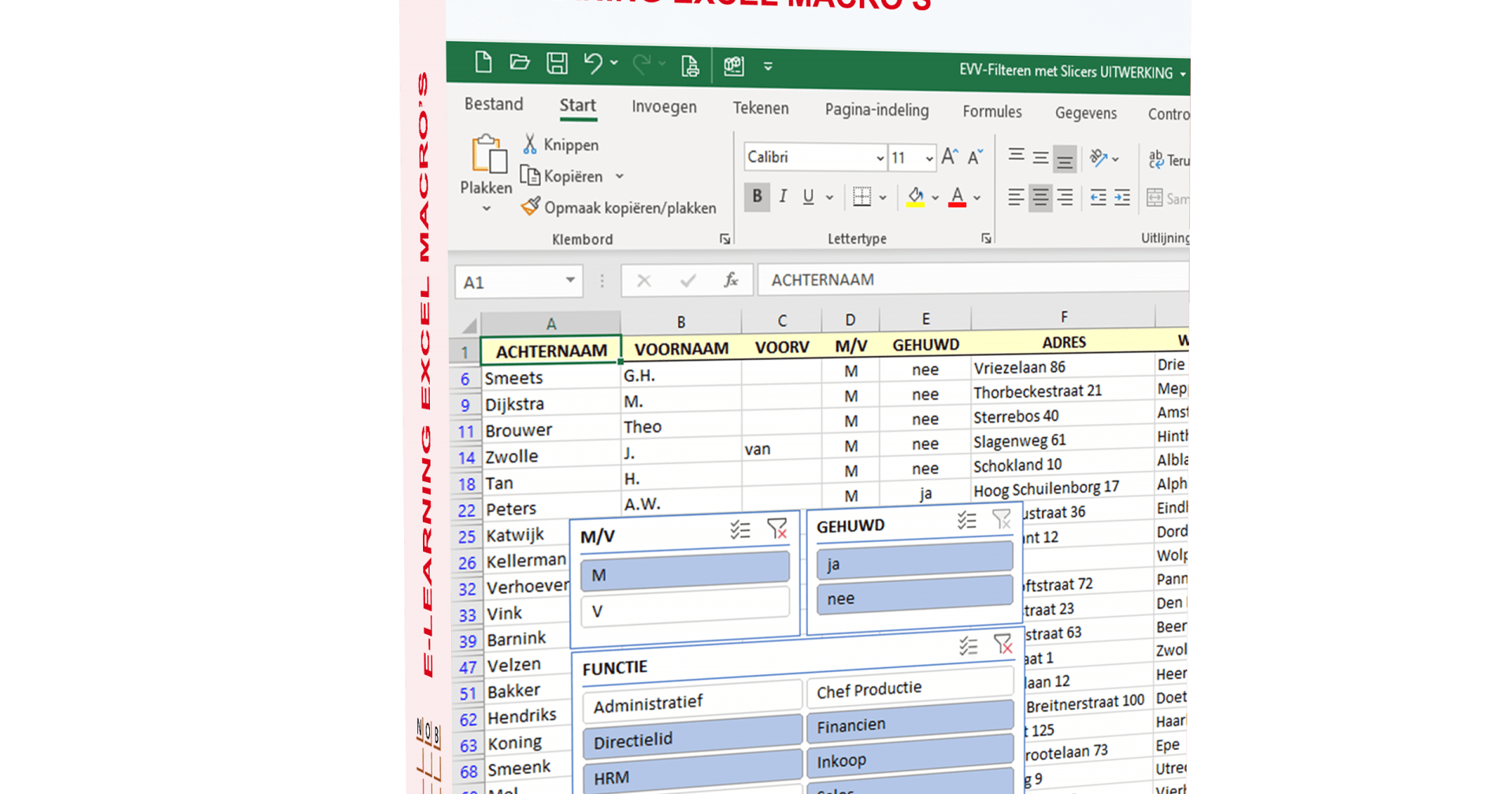 E-learning Excel Macro's | Ambitionplanner